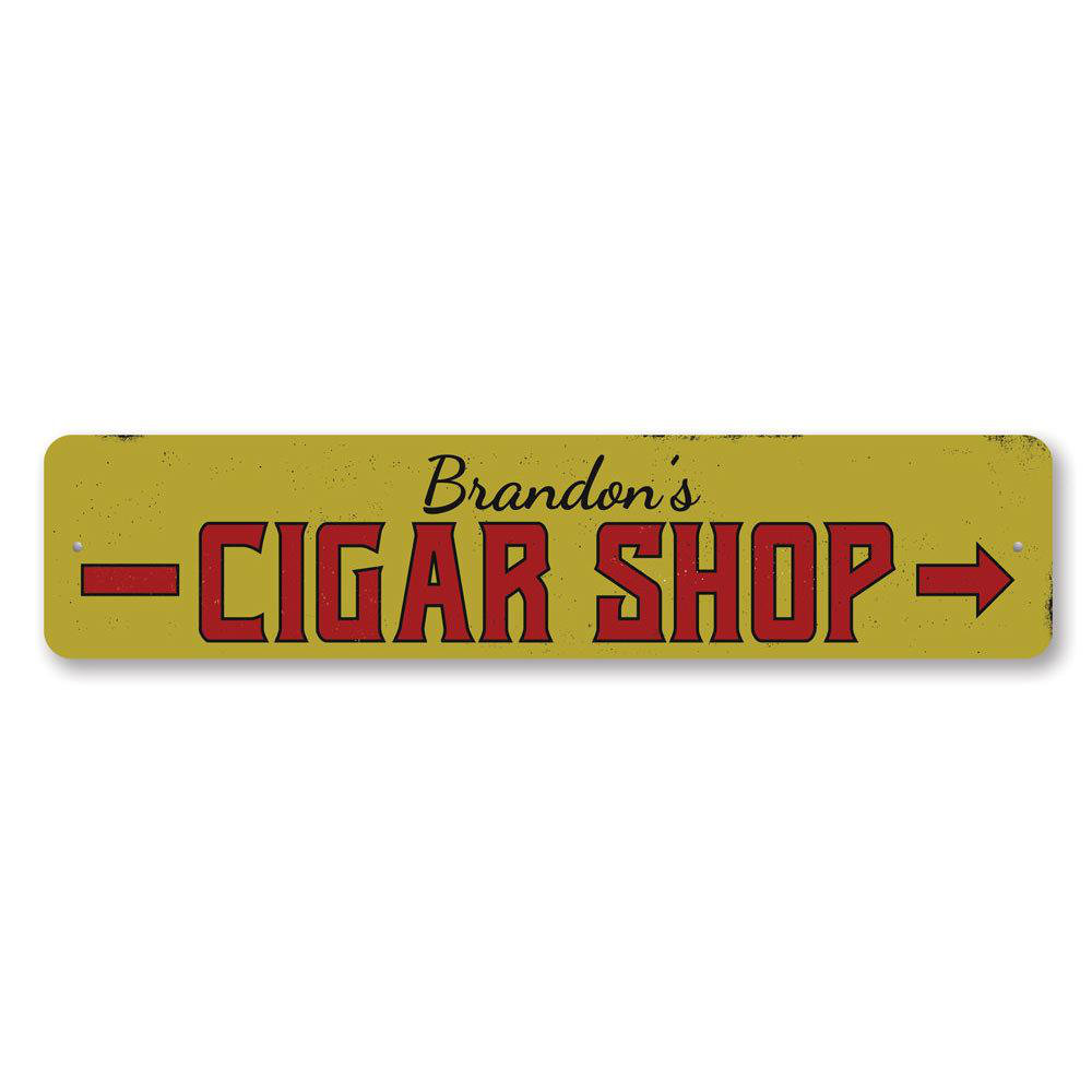 Lizton Sign Shop, Inc Cigar Shop Arrow Custom Aluminum Sign | Wayfair