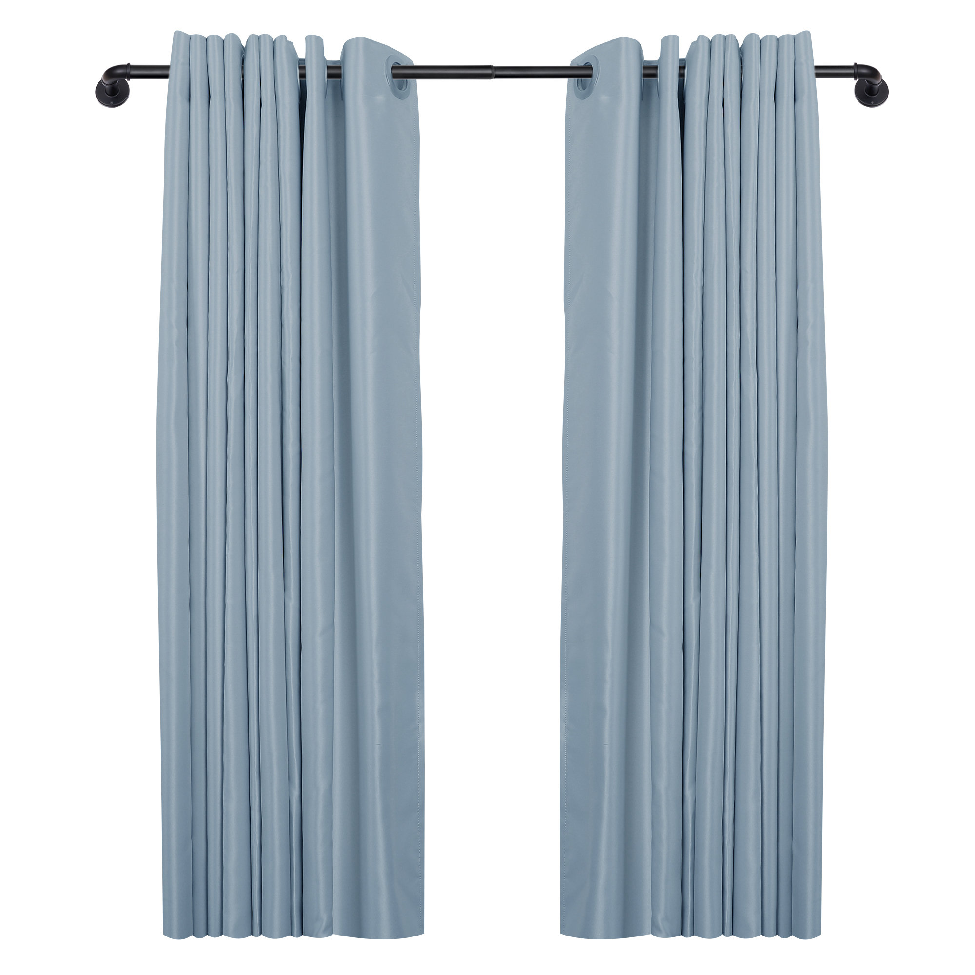 Williston Forge UTOPIA ALLEY Wall Mounted Southwick 3/4 Inch Curtain ...