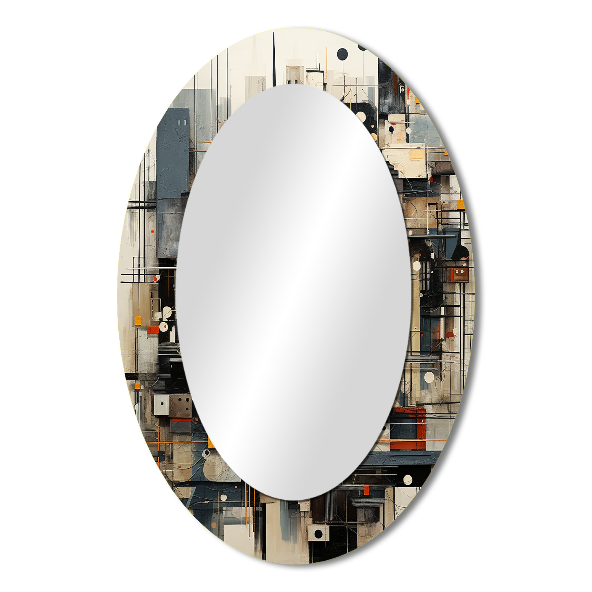 Dakota Fields Abstract Cityscape Harlem Renaissance I - Multi-Color ...