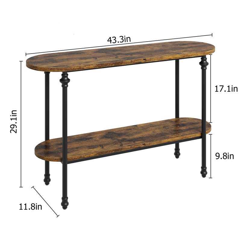 17 Stories 2 Tier Console Table | Wayfair