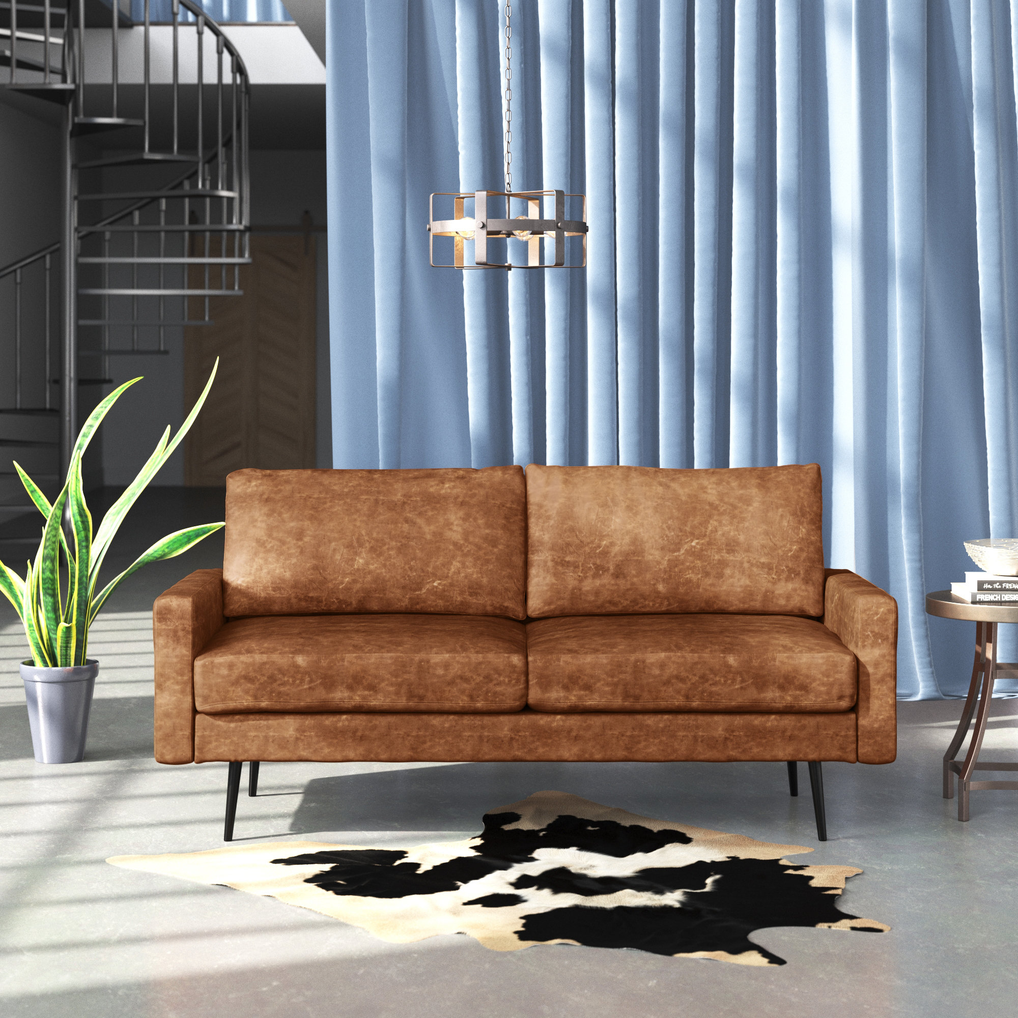 Trent Austin Design® Cranford 70" Square Arm Upholstered Sofa & Reviews ...