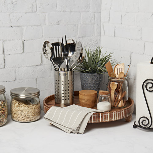 Basic Essentials Prep And Tools 7 Piece Stainless Steel Cooking Utensil ...