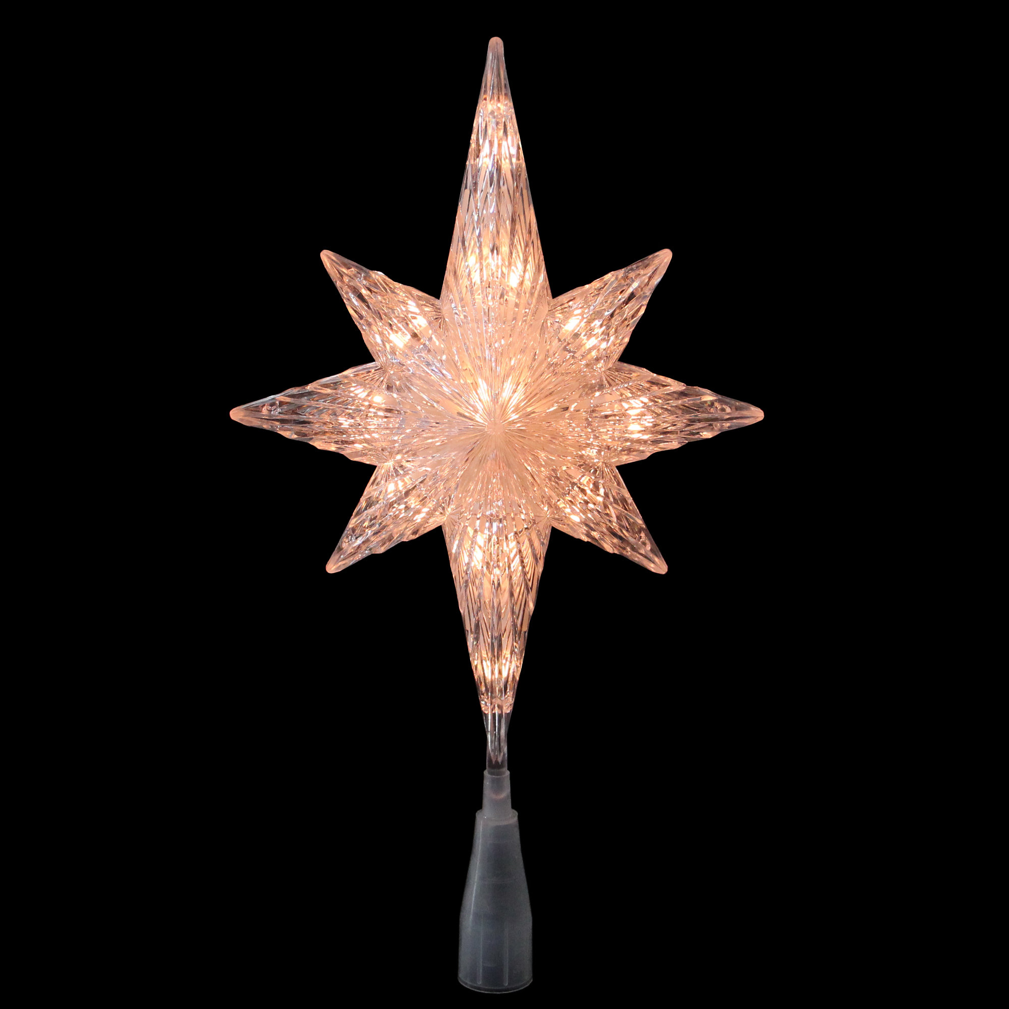 Northlight Seasonal 11" Lighted Bethlehem Star Christmas Tree Topper ...