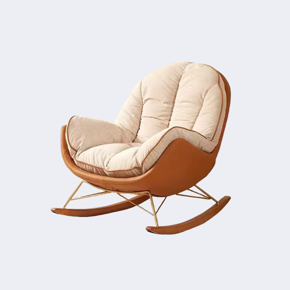ChairVogue Meniscus shape rocking chair Nordic Rocking chair | Wayfair