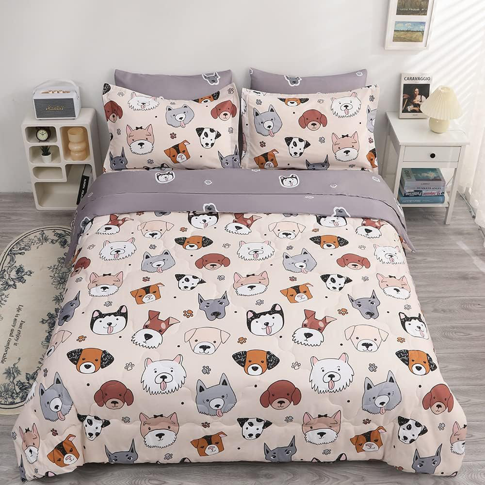 Bisiot 7 Piece Kids Dog Animal Theme Comforter Set - Wayfair Canada