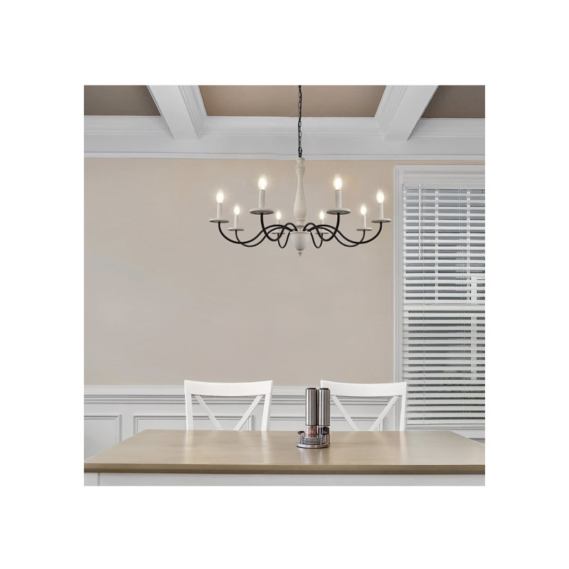 August Grove® 8 - Light LED Classic / Traditional Chandelier | Wayfair