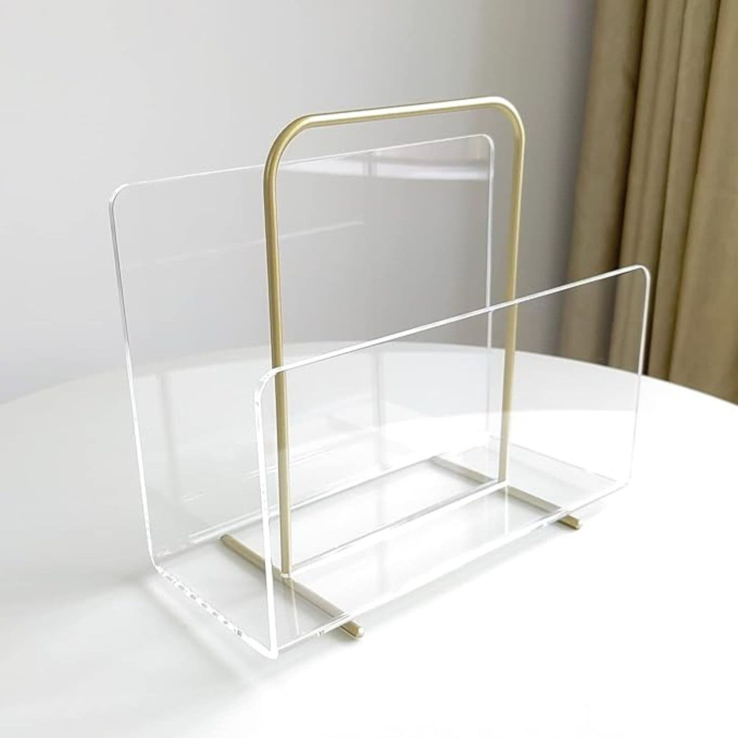 Latitude Run® Clear Acrylic Magazine Holder/Rack | Wayfair