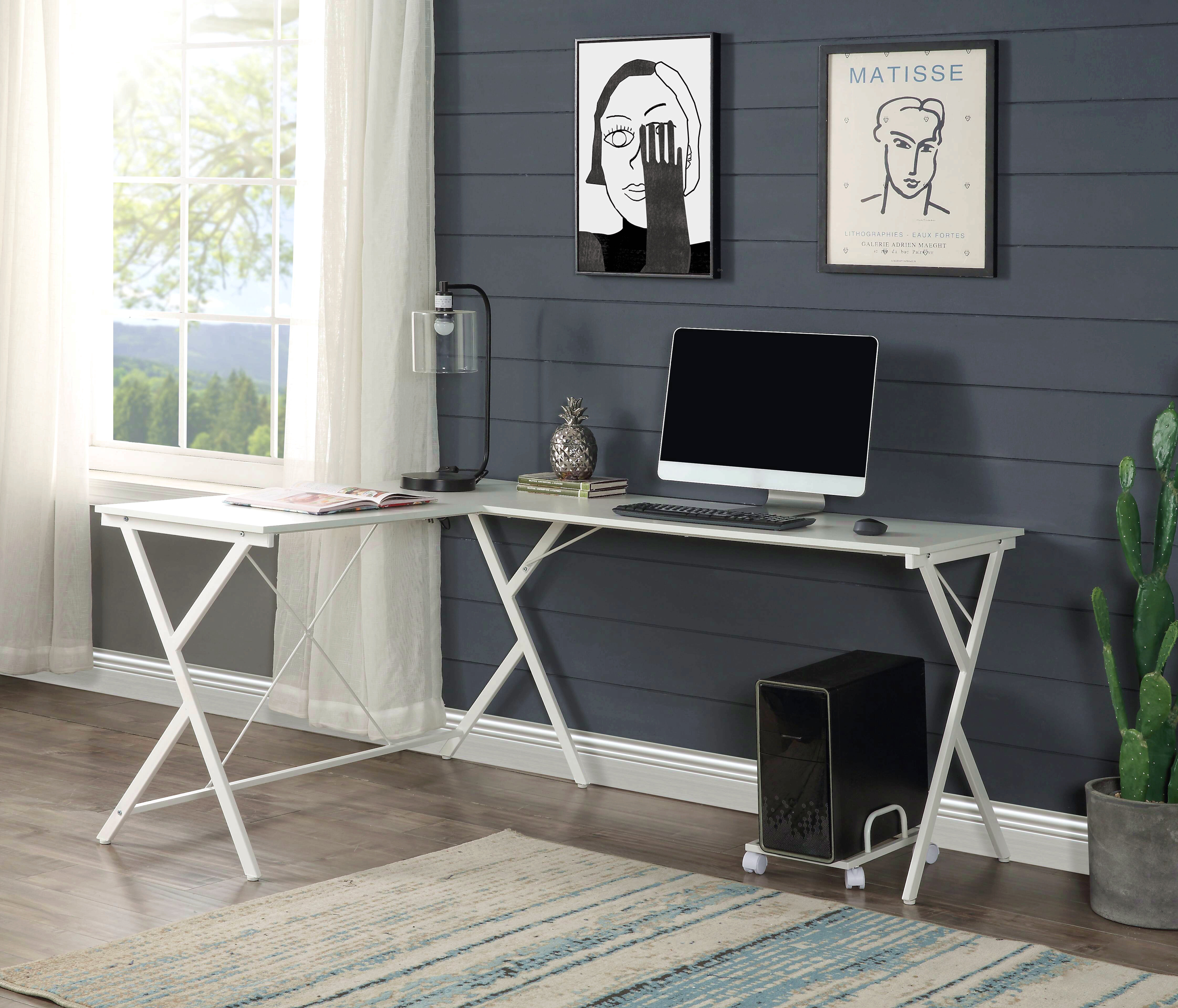 Ebern Designs Finish Computer Desk, Home Computer Desk | Wayfair