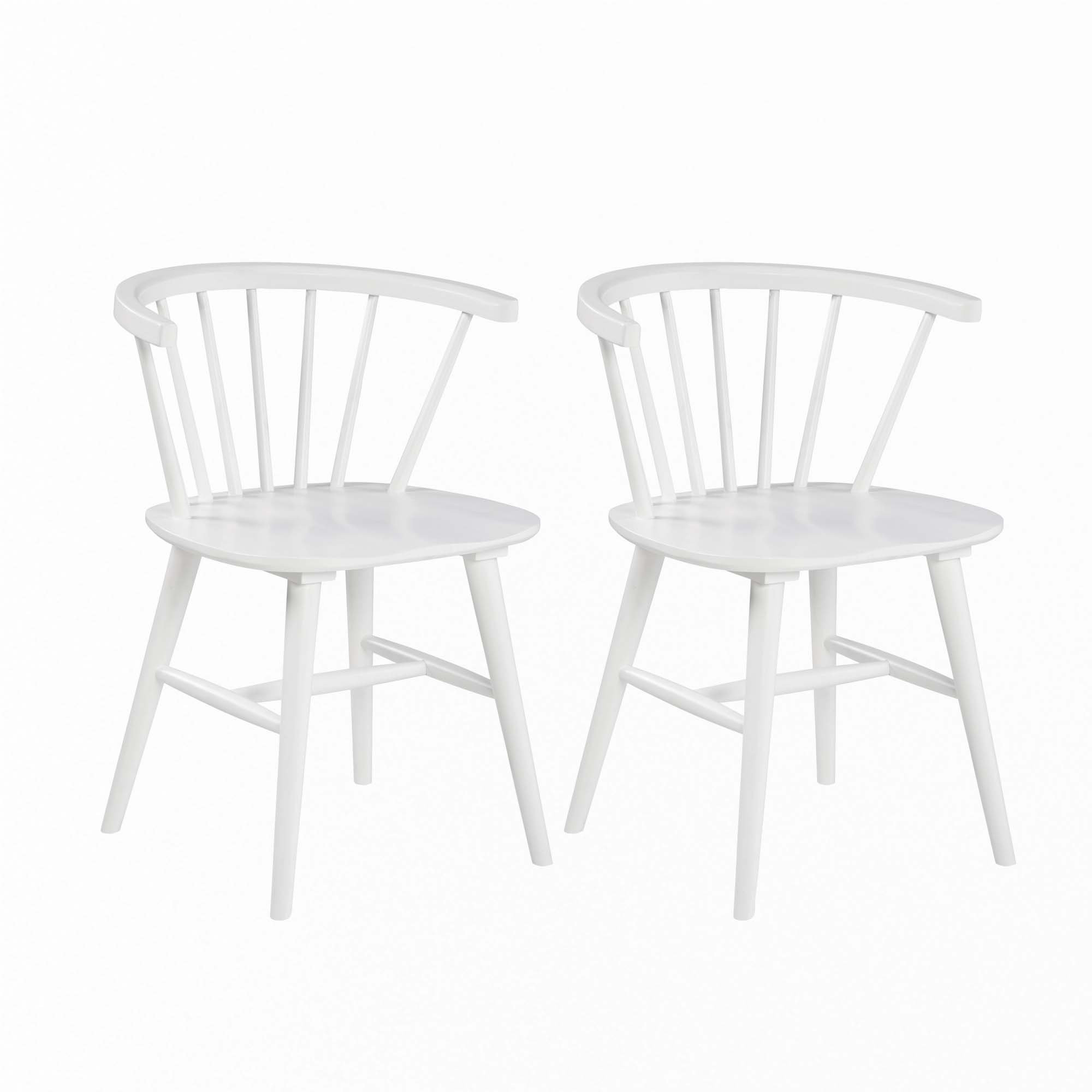 GRILLO HOME Wooden Spindle Back Dining Chairs | Wayfair