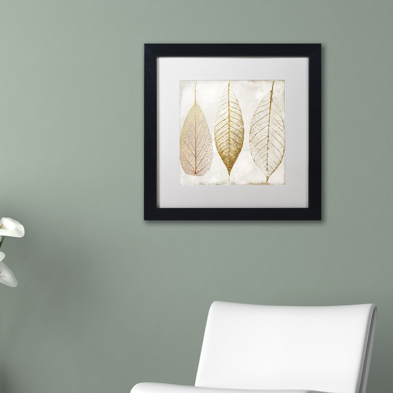 Lark Manor™ Jadaya Fallen Gold II' by Color Bakery Framed Graphic Art ...