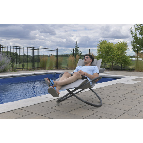 Arlmont & Co. Vivere Orbital Rocking Lounger Made with Premium Outdoor ...