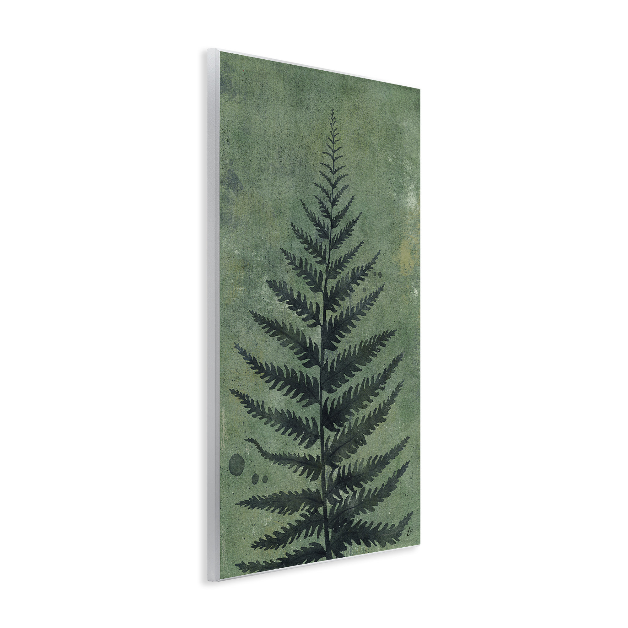 August Grove® Rustic Fern Impression Wall Plaque Art by Lydia Orange ...