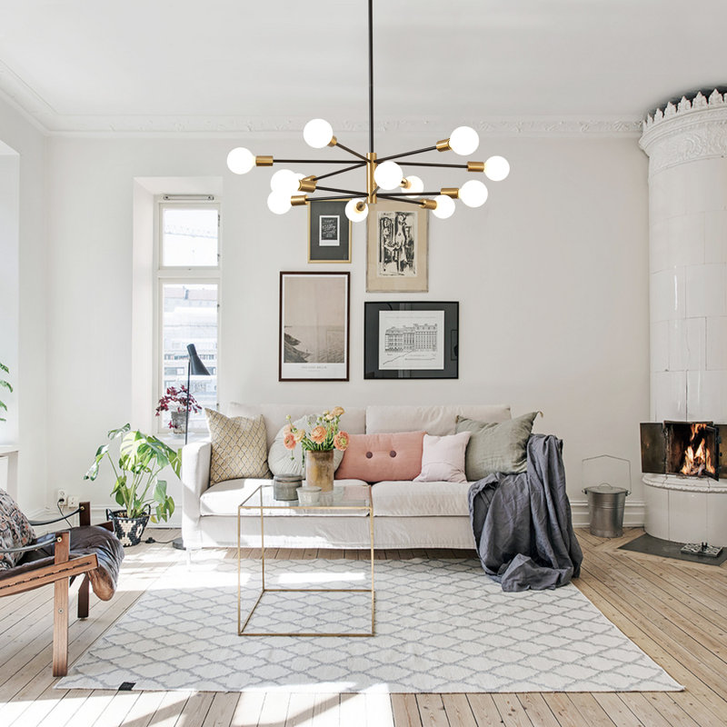 George Oliver Croner 12 - Light Dimmable Sputnik Modern Linear ...