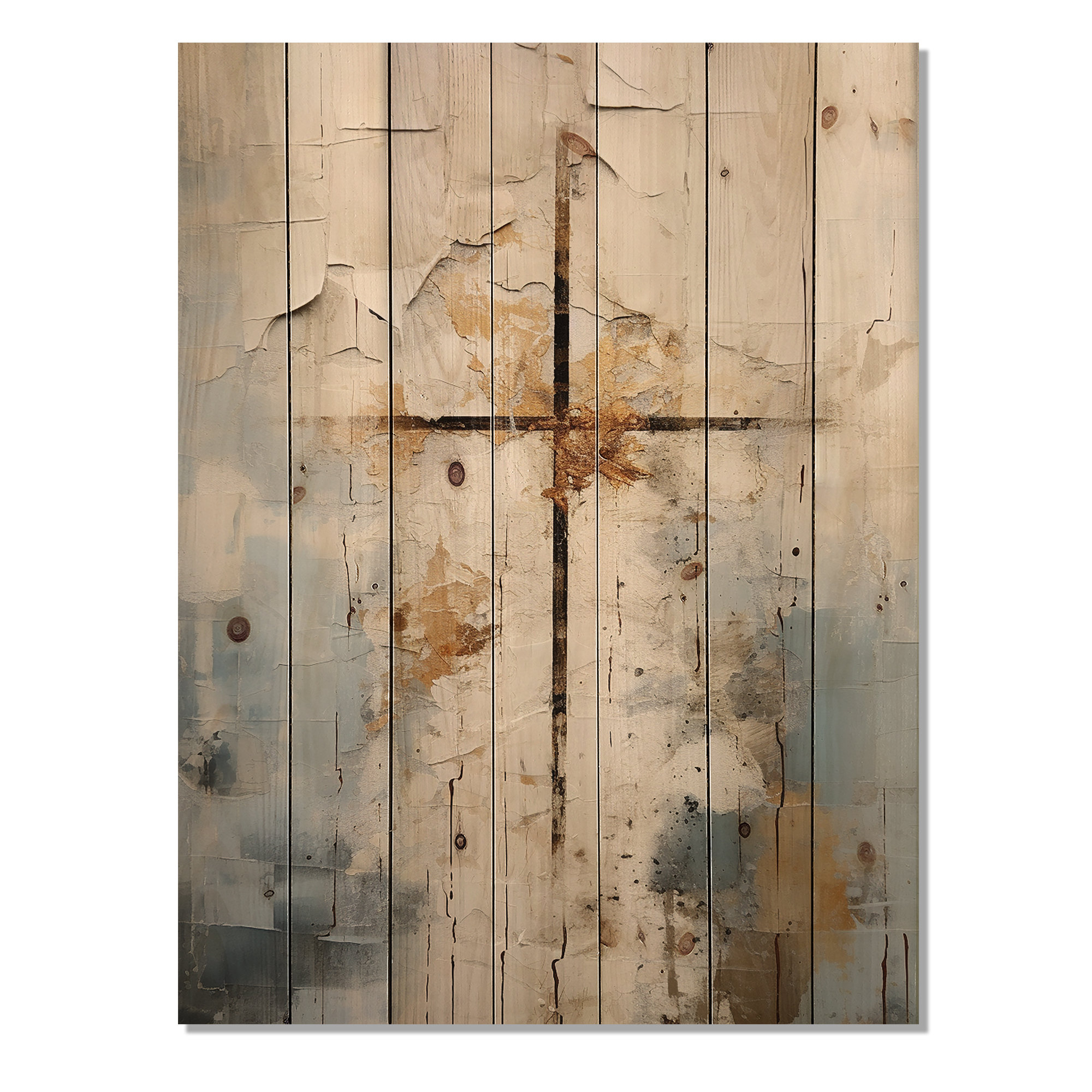 Lark Manor™ Cyril - Spiritual Wood Print On Natural Pine Wood | Wayfair