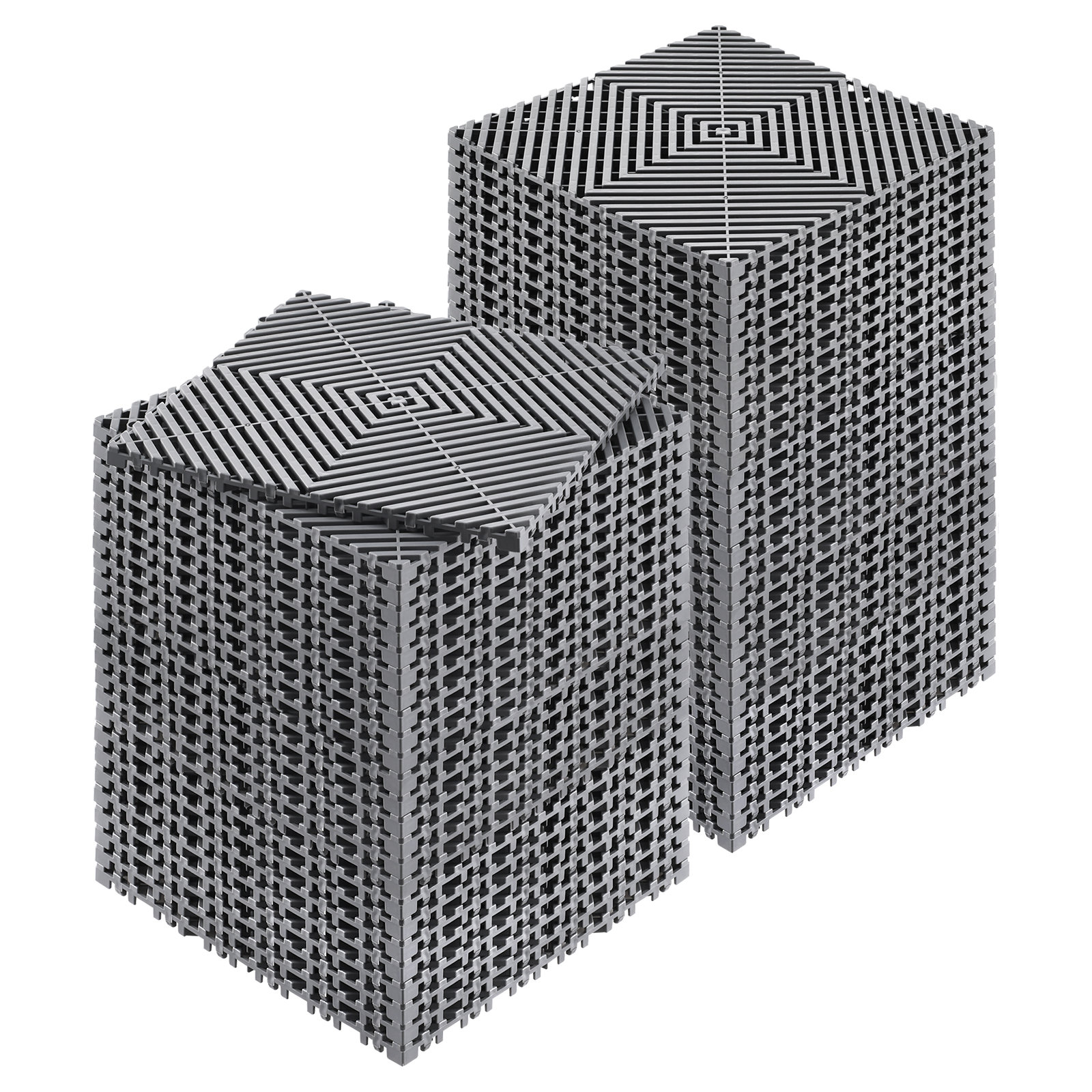 Stellweilan Tessberg Interlocking Drainage Mat, 12” x 12” Modular ...