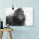East Urban Home A Silverback Gorilla In Abstract - Wrapped Canvas ...