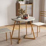 Gold Kitchen & Dining Tables You'll Love | Wayfair