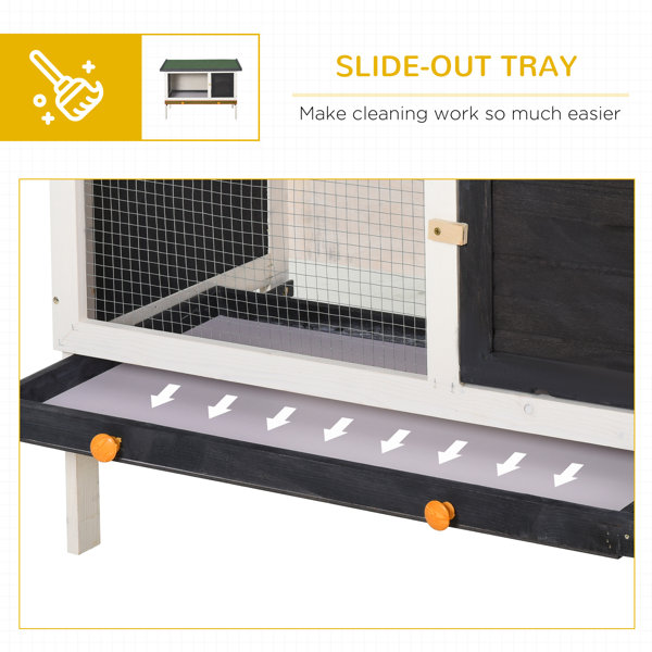 Tucker Murphy Pet™ Aumiller Weather Resistant Rabbit Portable Hutch ...