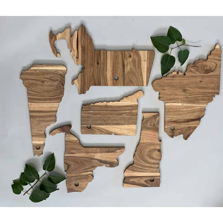Gracie Oaks Cyprus Acacia Wood Cutting Board - Wayfair Canada