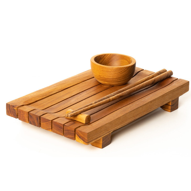 Rainforest Bowls Torei Sushi Serving Tray Set - Wayfair Canada