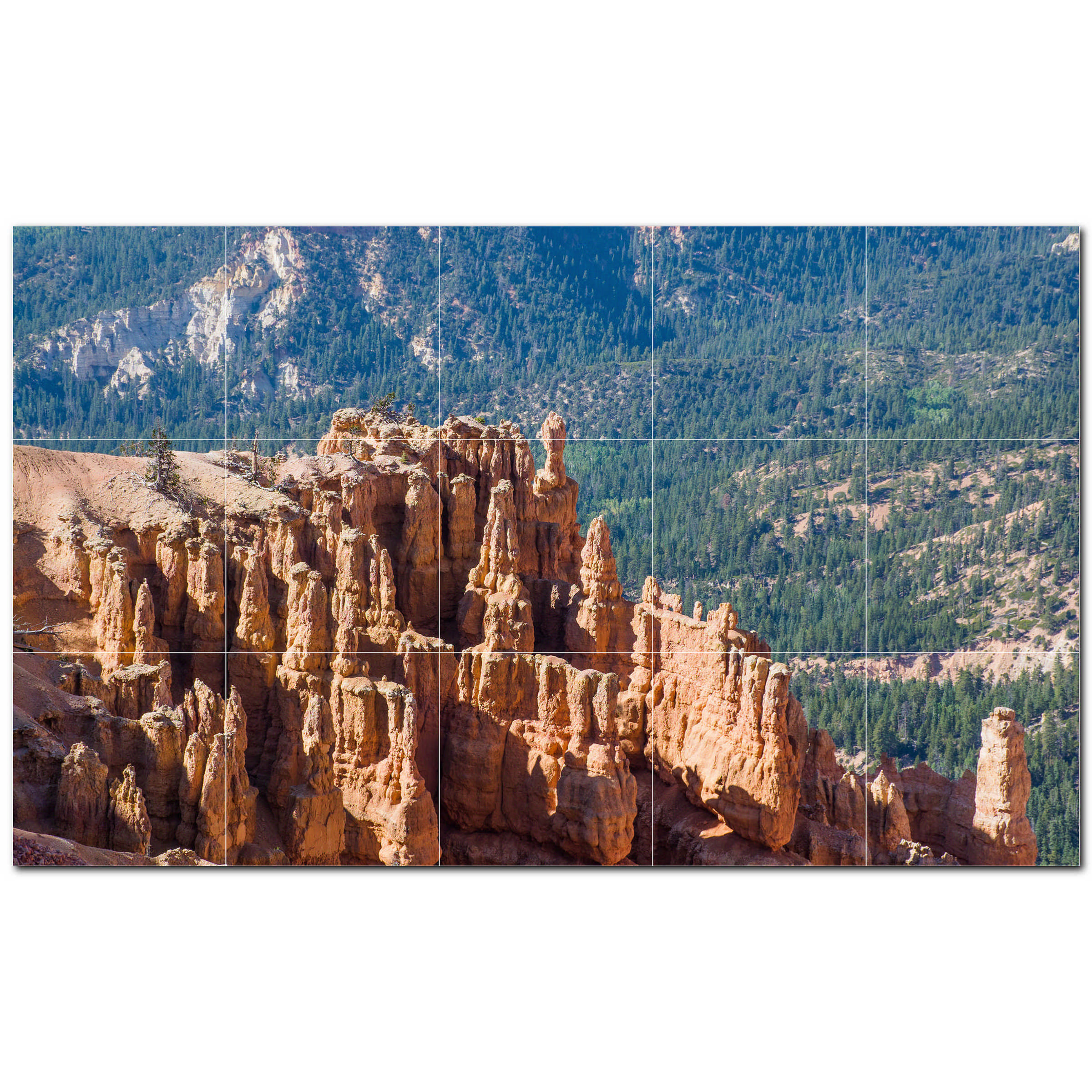 Picture-Tiles.com 30" x 18" Ceramic Canyon Photo Decorative Mural Tile ...
