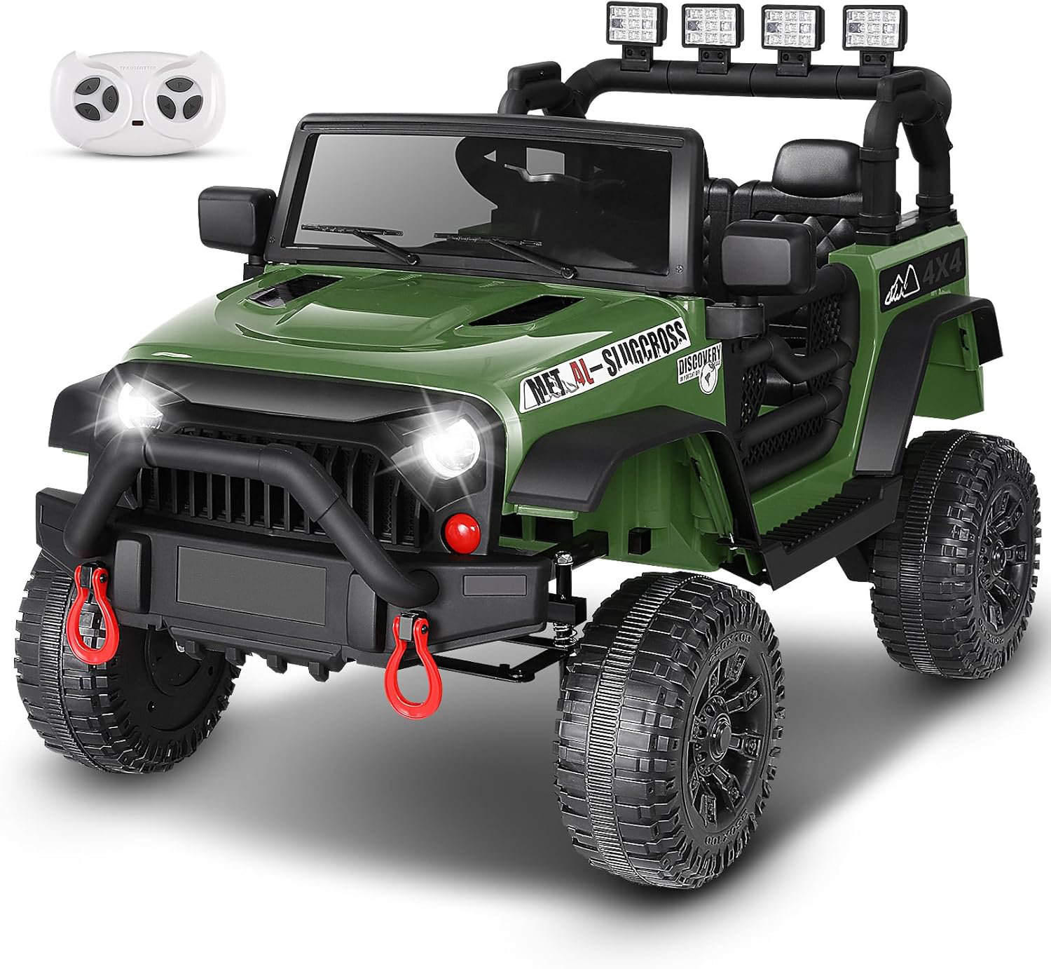 Ancheer Alex 24V Electric Ride on Jeeps for Kids, Ride On Car Truck with Remote Control, Battery ...