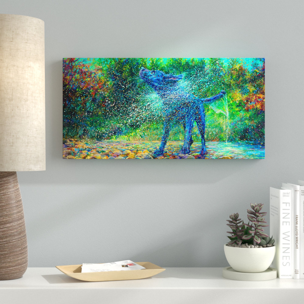 Latitude Run® Fishtail Creek by Iris Scott - Painting Print on Canvas ...
