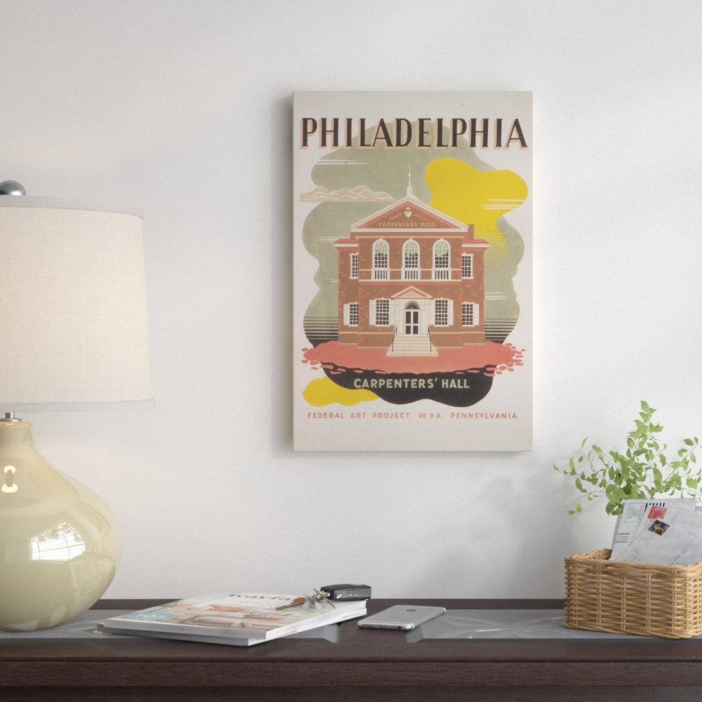 East Urban Home « philadelphia-charpentiers hall », impression sur ...