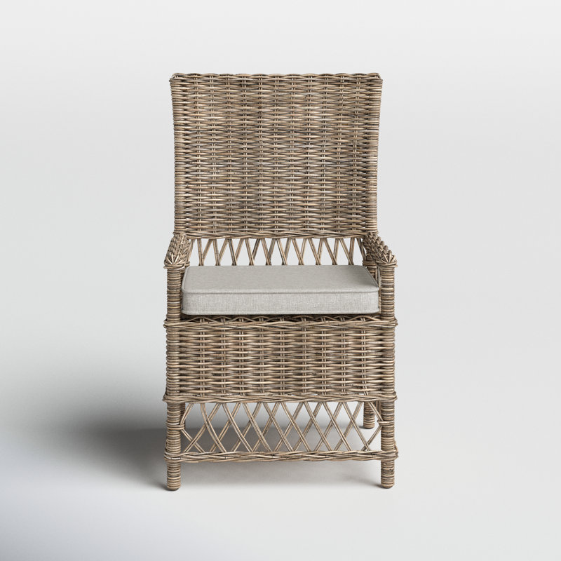Birch Lane™ Lynnford Wicker Arm Chair & Reviews | Wayfair