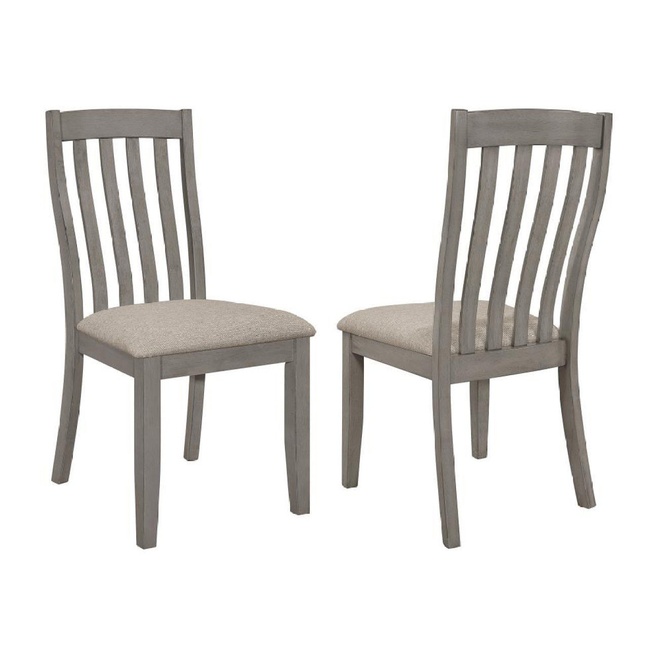 World Menagerie Set Of 2 Dining Chairs With Upholstered Seat | Wayfair