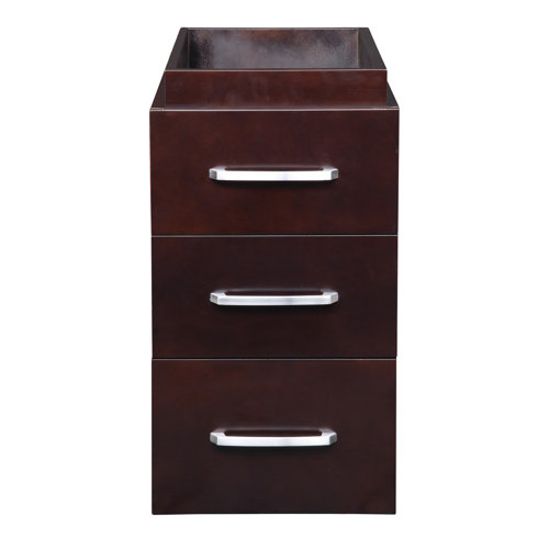 DECOLAV Cameron 15" Three DrawerBathroom Vanity Base | Wayfair
