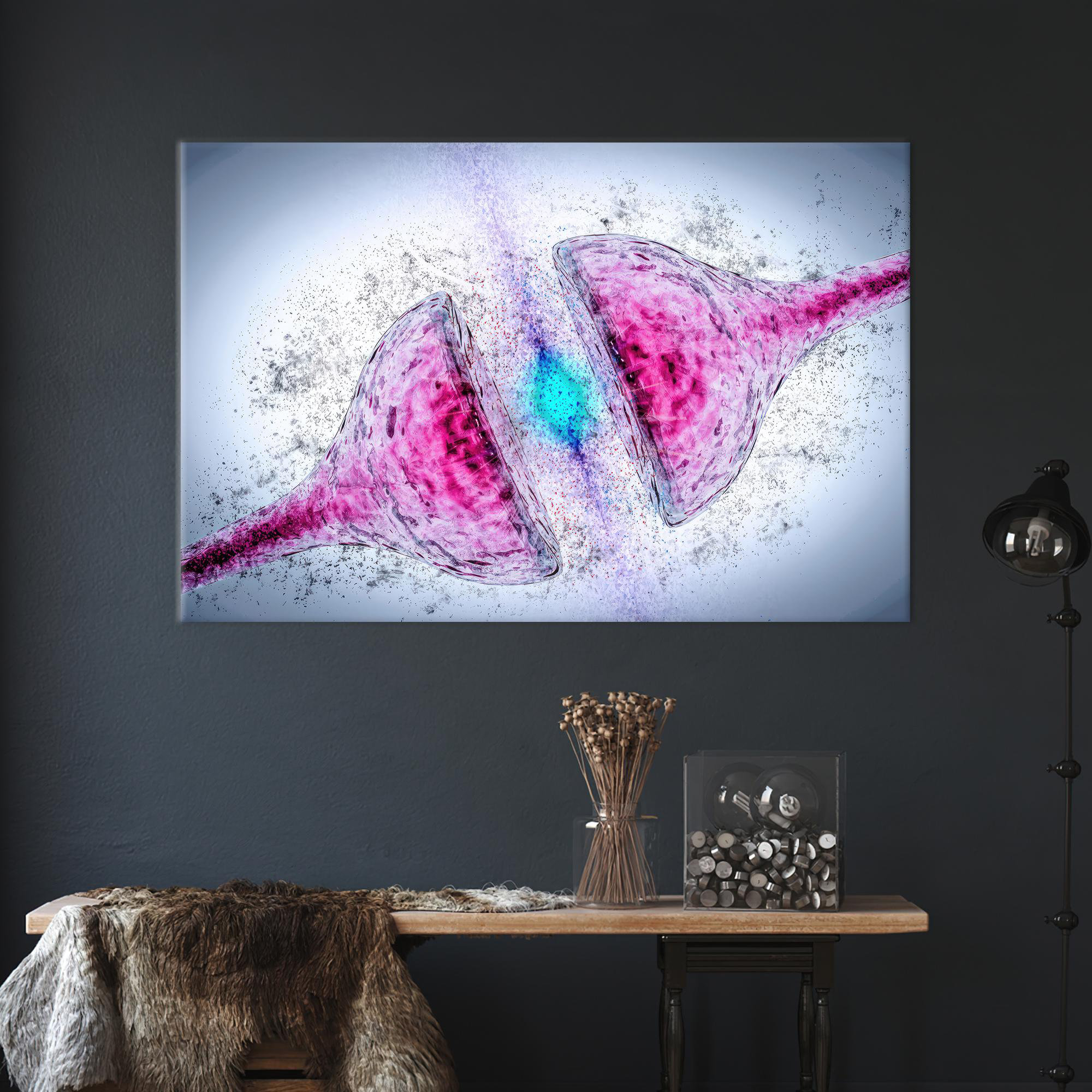 kayra export Scientific Neurology Brain Art Featuring Synapses and ...