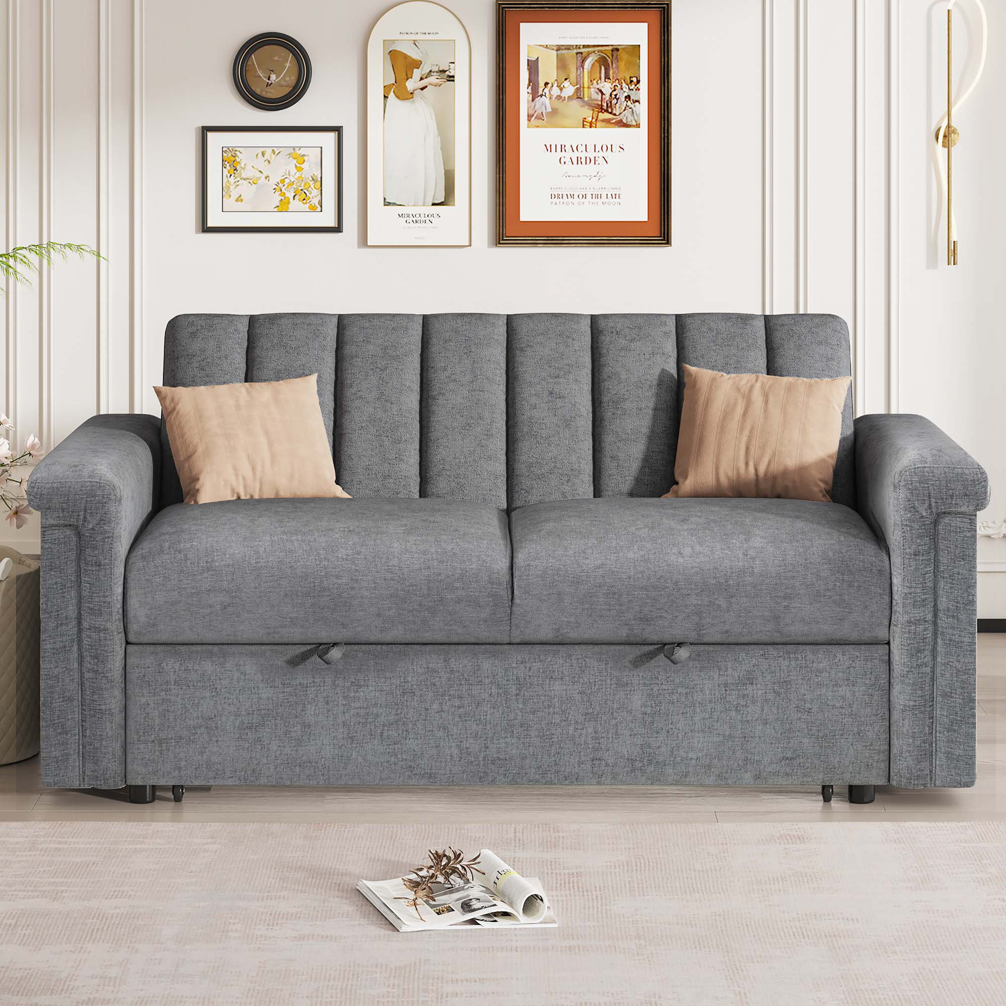 Latitude Run® 63"W Convertible Pull Sofa Bed for 2-Person - Wayfair Canada