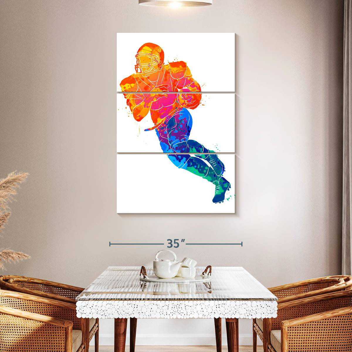 Ebern Designs Sireci Football Color Jock | Wayfair