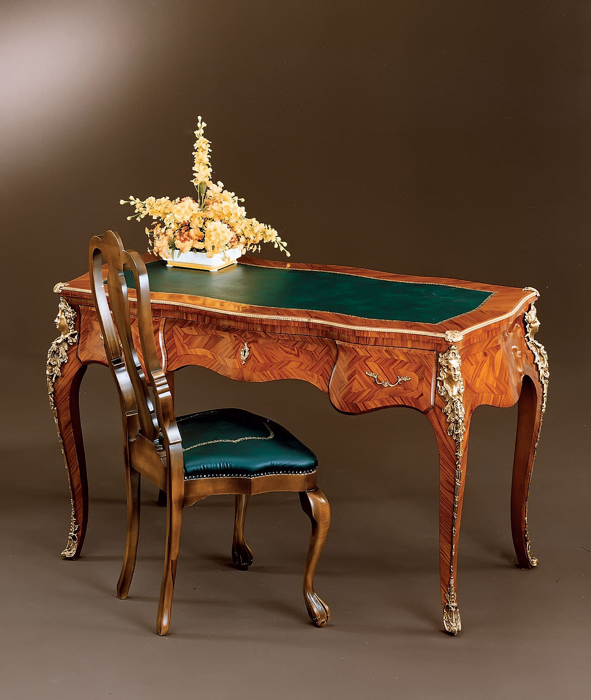 David Michael Louis XVI Solid Wood Writing Desk | Wayfair