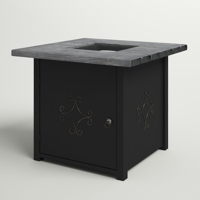 Sol 72 Outdoor™ Maribelle Lava Rock Stone Propane Gas Fire Pit Table ...