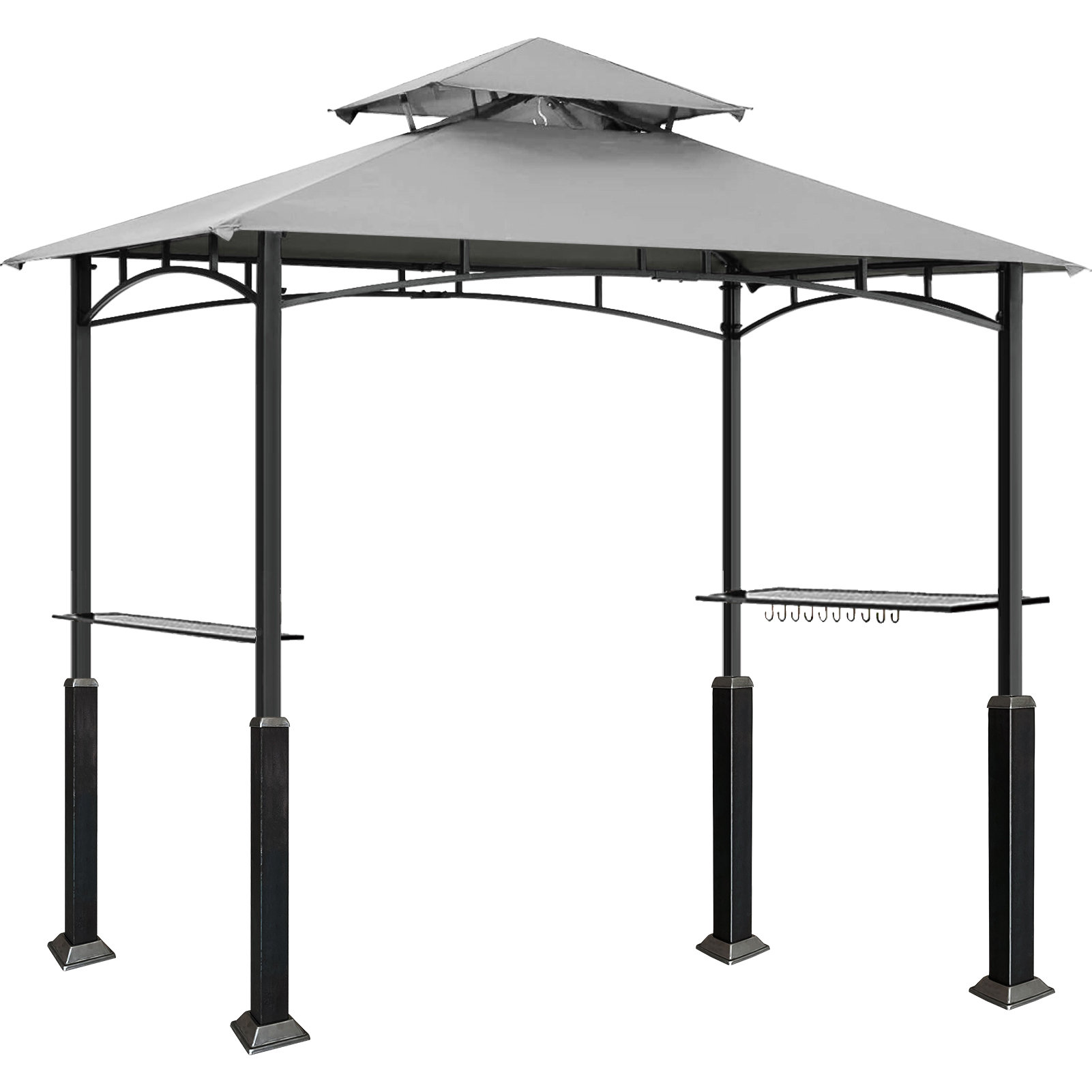 Arlmont & Co. Mugen 8 Ft. W x 5 Ft. D Steel Grill & Reviews | Wayfair
