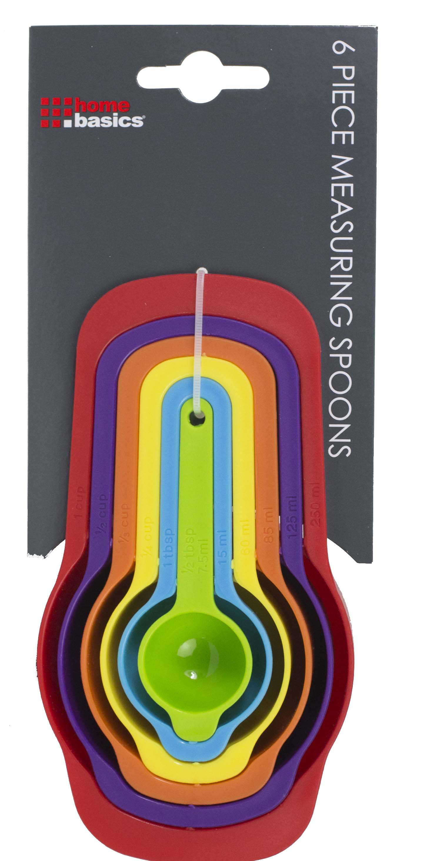 Home Basics 6-Piece Plastic Measuring Cup Set | Wayfair