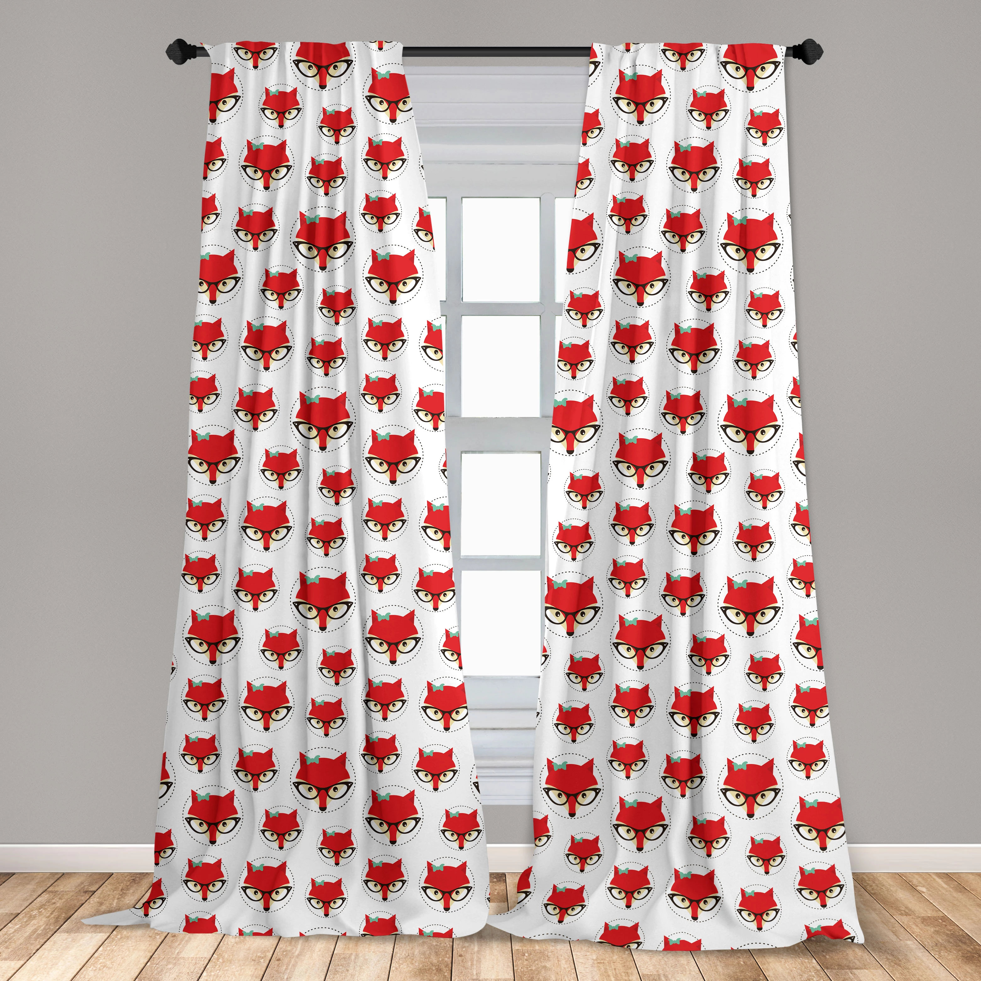 East Urban Home Fox Semi-Sheer Rod Pocket Sliding Panel | Wayfair
