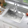 ATTOP 30 Inch Drop in Kitchen Sink Scratch-Resistant Stainless Steel ...