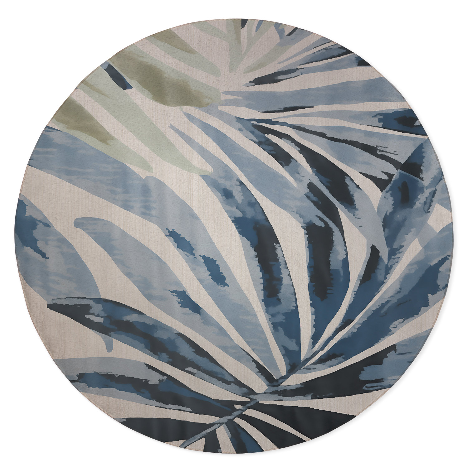 KAVKA DESIGNS Elysian Round Chair Mat with Straight Cut Edge | Wayfair