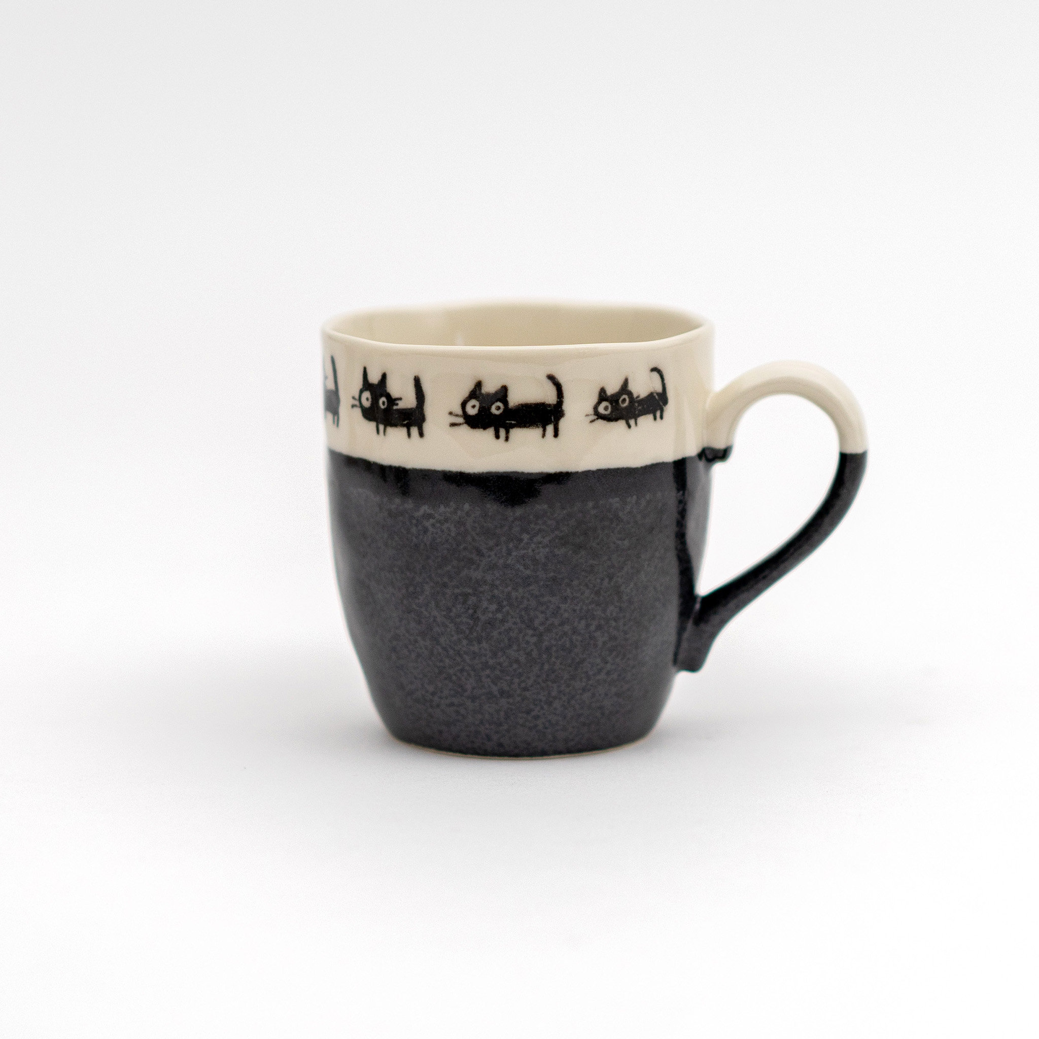 great zakka Mino Ware Ceramic Cat Coffee Mug | Wayfair