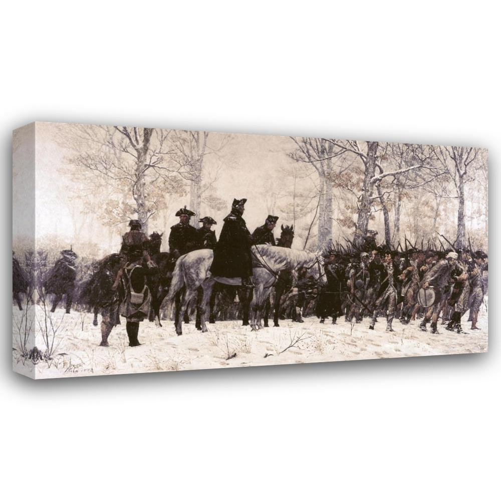 Rosalind Wheeler Washington Reviewing His Troops at Valley Forge, 1883 ...