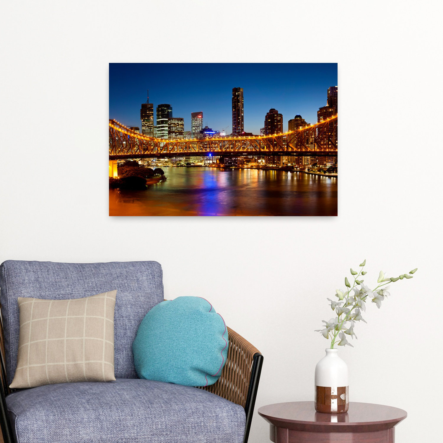 Ivy Bronx Bridge Across A River Story Bridge Brisbane River Brisbane ...