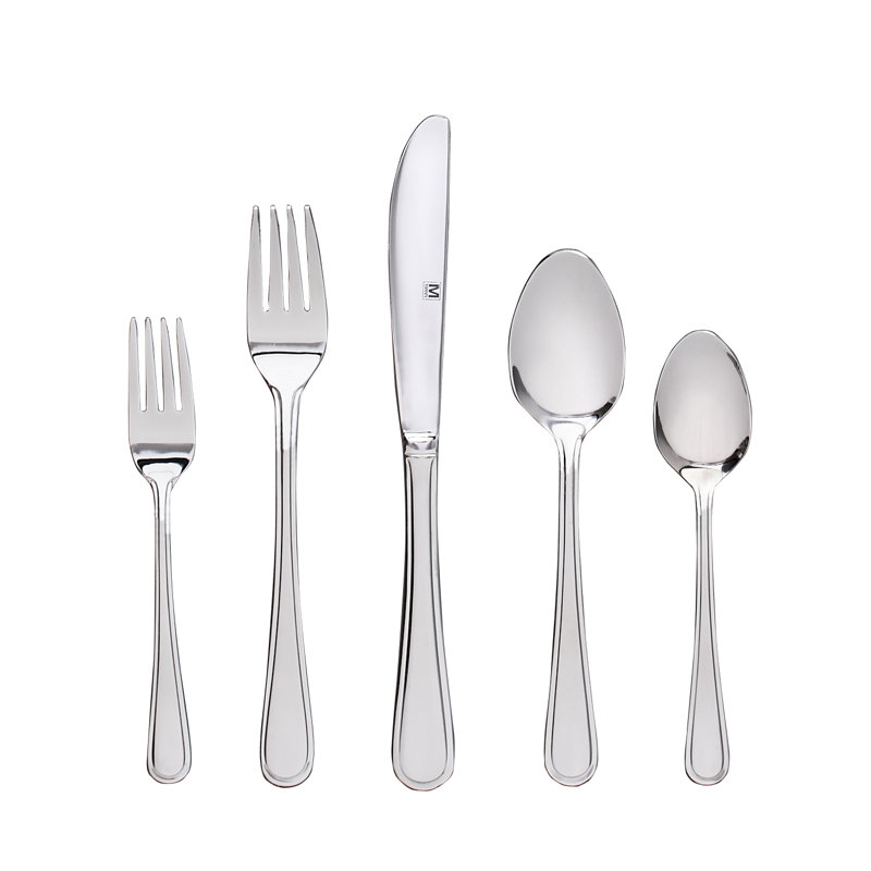 Canora Grey Laskowski 20 Piece Flatware Set, Service for 4 & Reviews ...