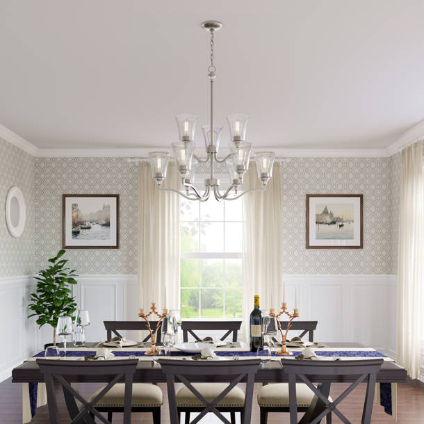 Charlton Home® Cacie 8 - Light Dimmable Classic / Traditional ...