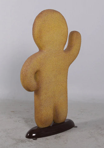 The Holiday Aisle® Amaury Boy Gingerbread Cookie Over Sized Statue ...