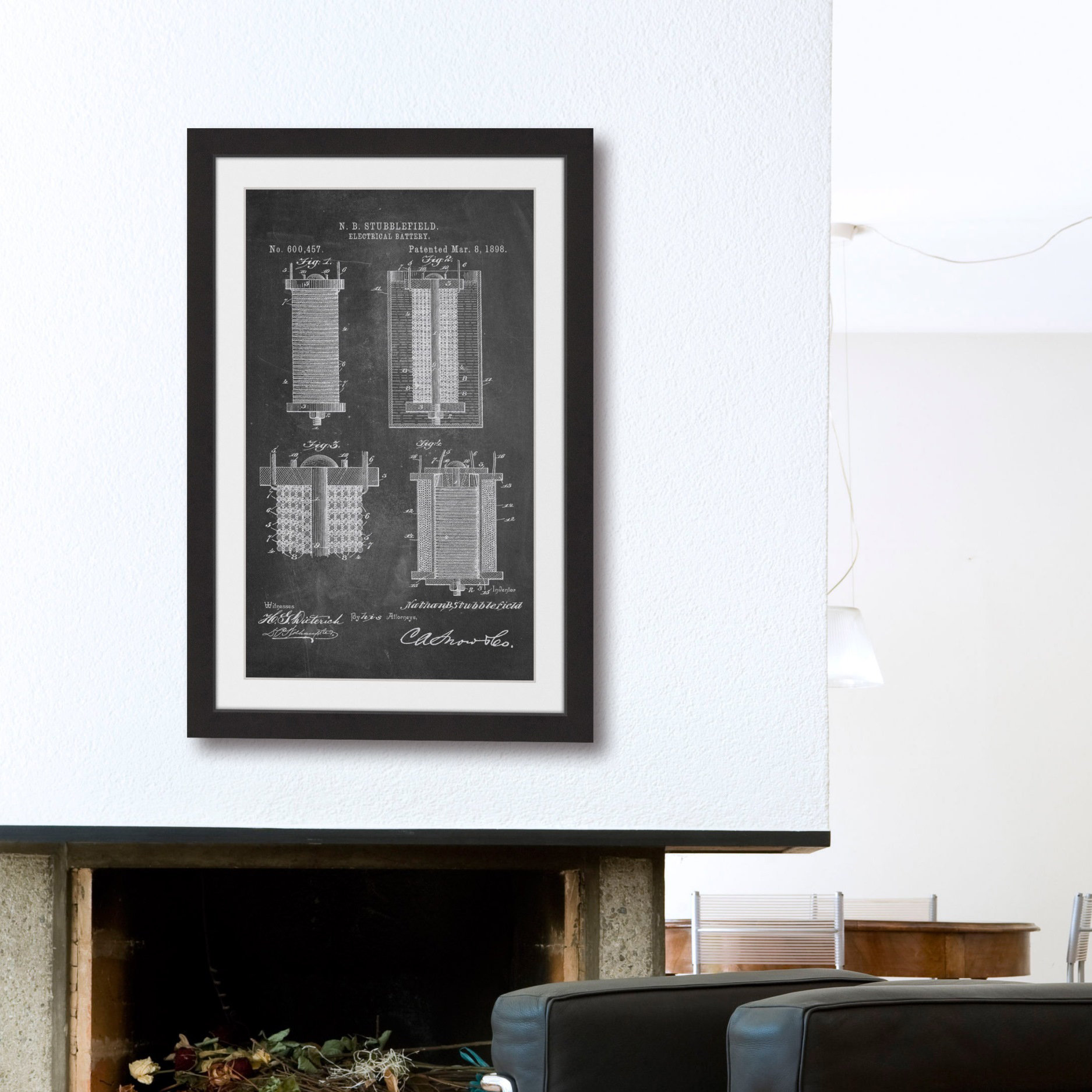 Marmont Hill 'Battery 1898 Chalk' by Steve King Framed Painting Print ...