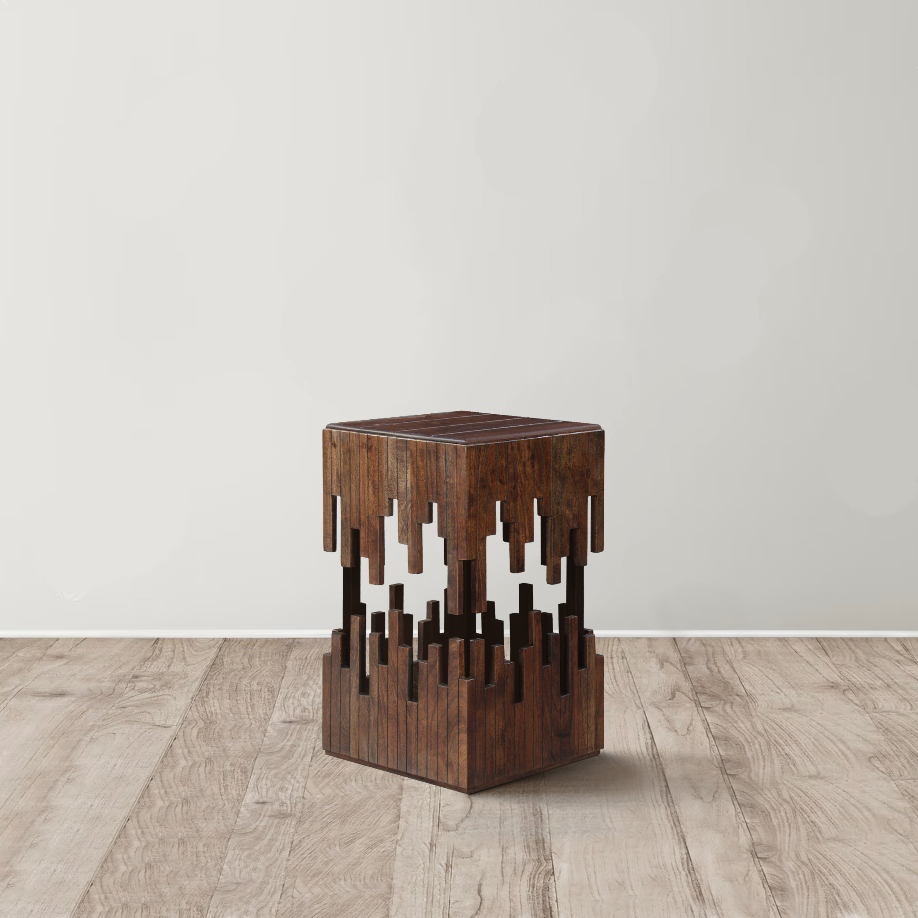 Hokku Designs Zakeria Solid Wood Square Top Open End Table & Reviews ...