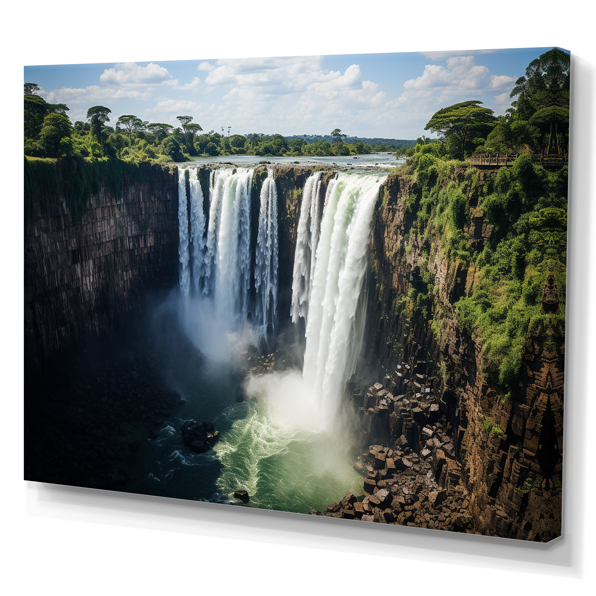Millwood Pines Africa Victoria Falls Zimbabwe - African Art Framed ...
